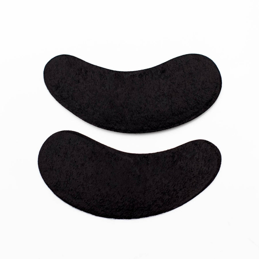 Jet Black Gel Eye Pads for Eyelash Extensions | Mega Lash Academy